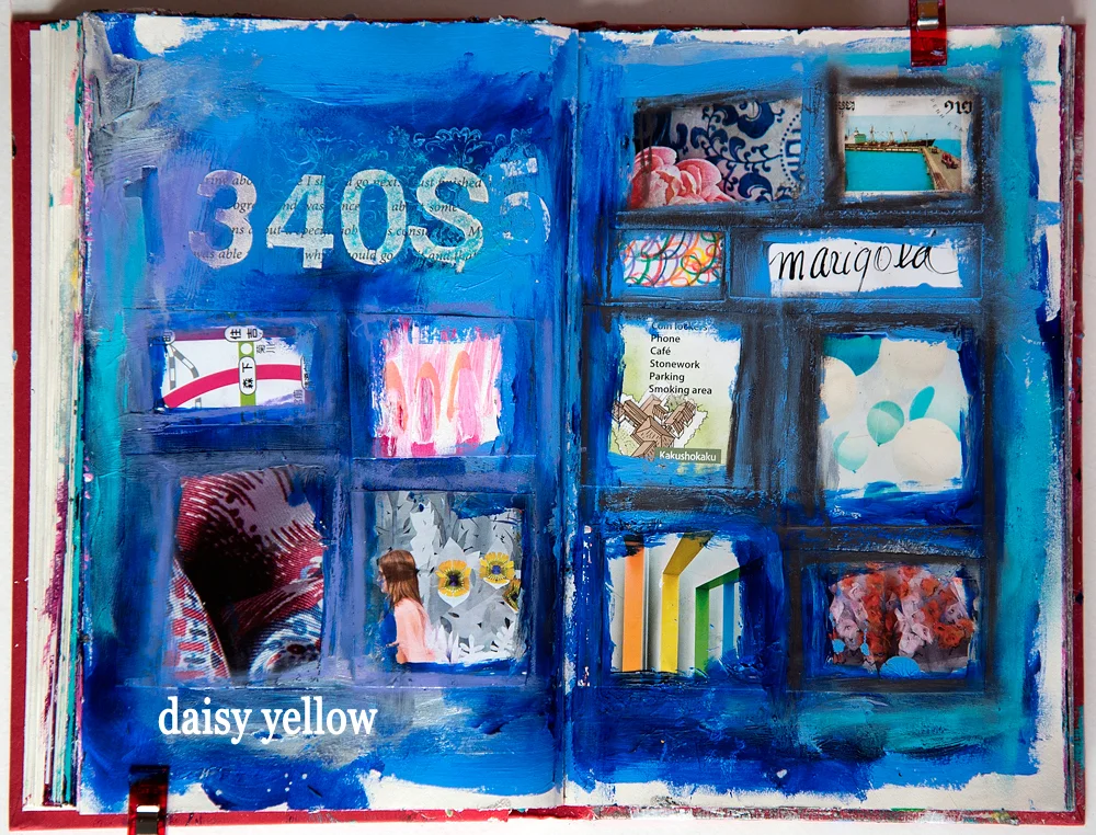 Tutorial: Make a Grunge Mixed Media Grid Collage