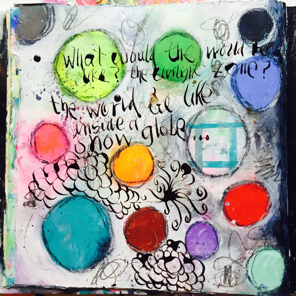 12+ Ways to Get Words on Art Journal Pages