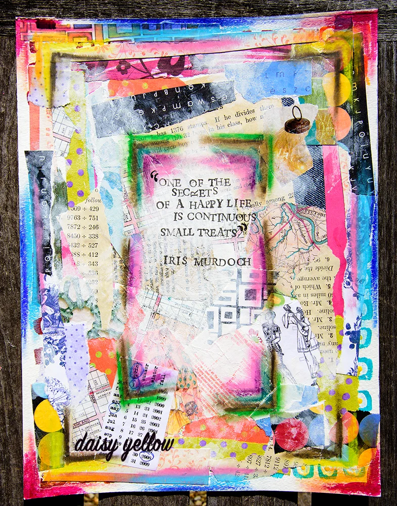 12+ Ways to Get Words on Art Journal Pages