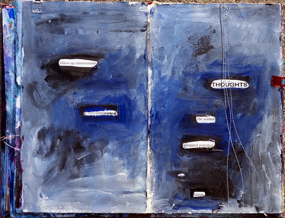 12+ Ways to Get Words on Art Journal Pages