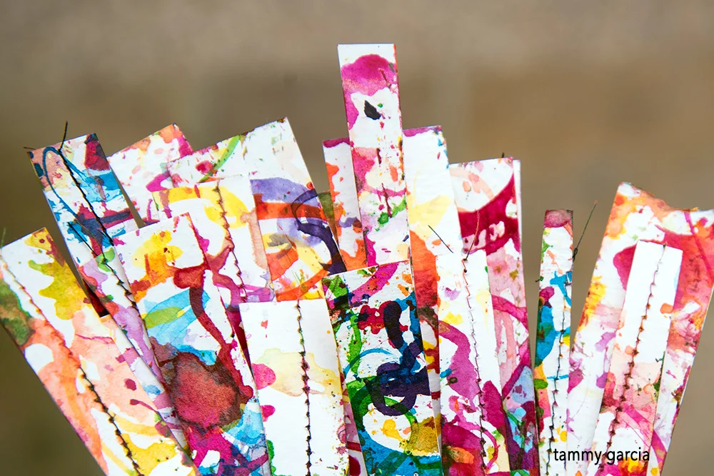 Grunge Tutorial: Groovy Inked Papers