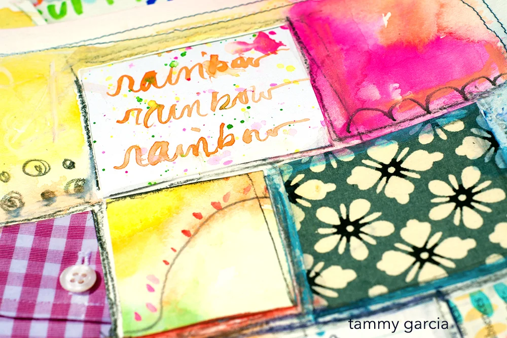 Stacks of Color + Pattern: Sweet Collage Technique