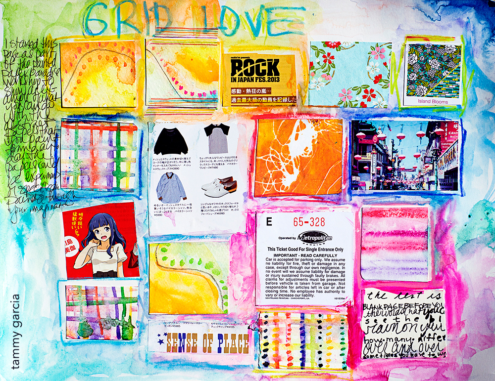 Stacks of Color + Pattern: Sweet Collage Technique