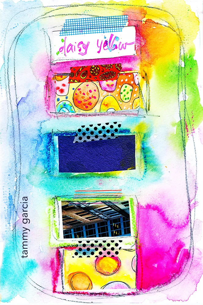 Stacks of Color + Pattern: Sweet Collage Technique