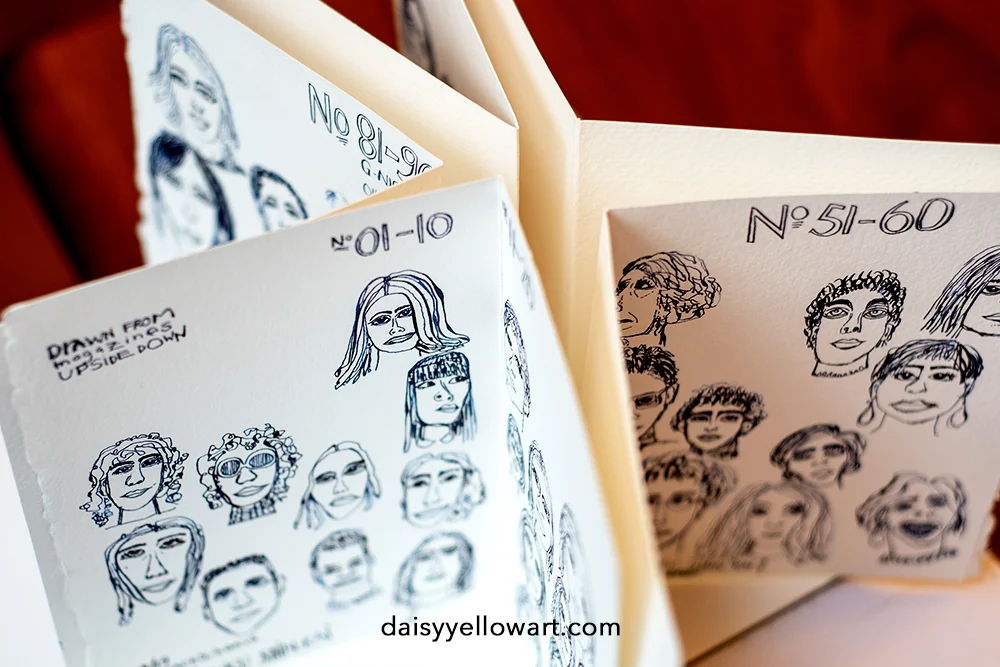 Lessons learned from drawing 100 people in one week