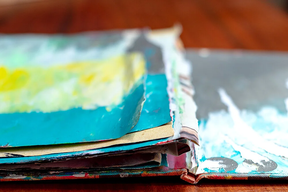 So I Tore Out the Pages of My Altered Book, and I Like it Even Better