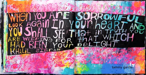 Typography, Symbols, Text & Lettering in Mixed Media Art