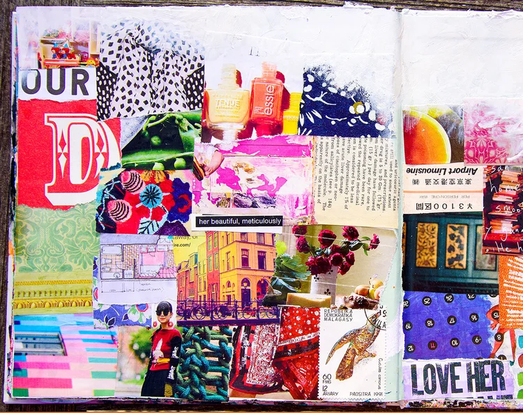 Typography, Symbols, Text & Lettering in Mixed Media Art