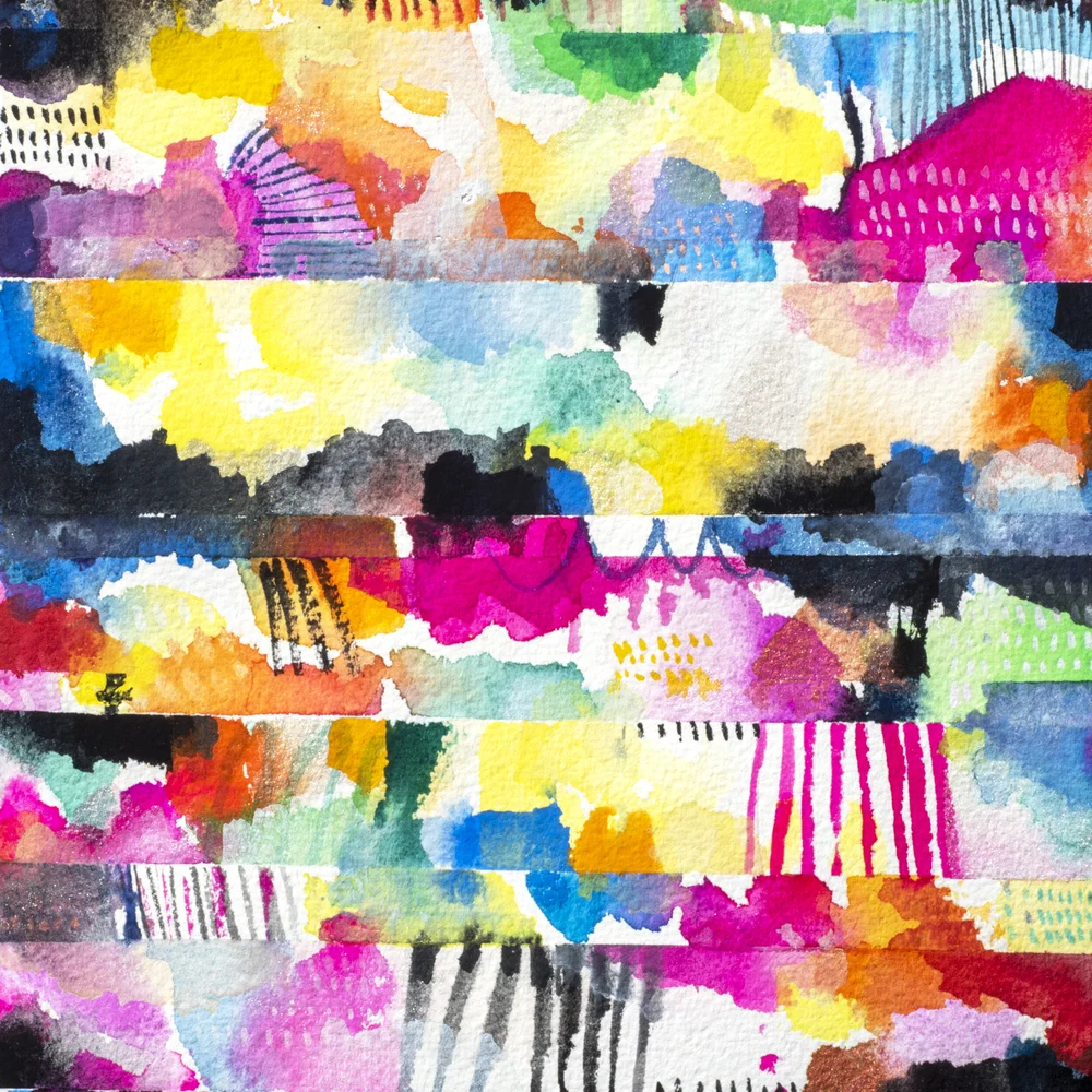 Painting Pretend Panoramas in Gouache