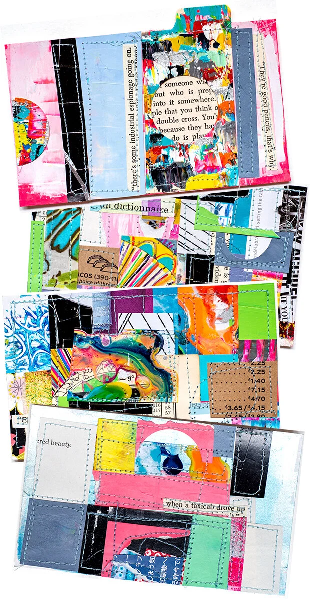 Small Format No. 29-36/61: Making Collages