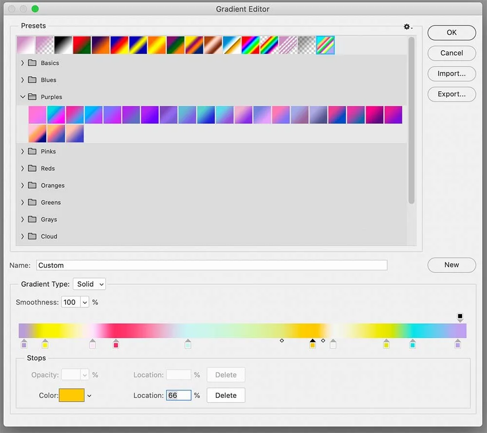 Color Gradient Inspired Experiments