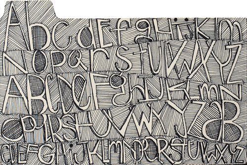 How to Draw Block Letters A-Z