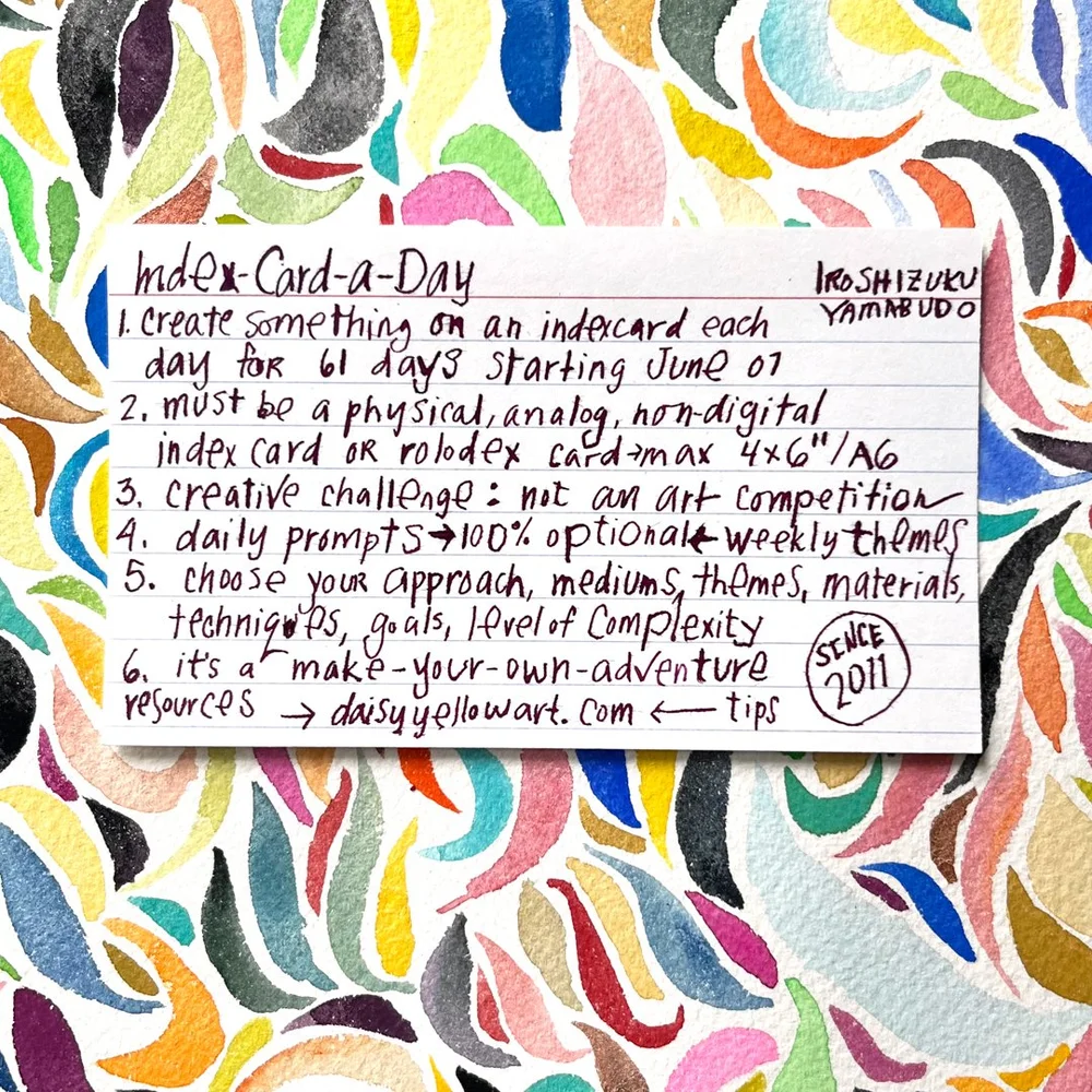 Welcome to the Index-Card-a-Day Challenge