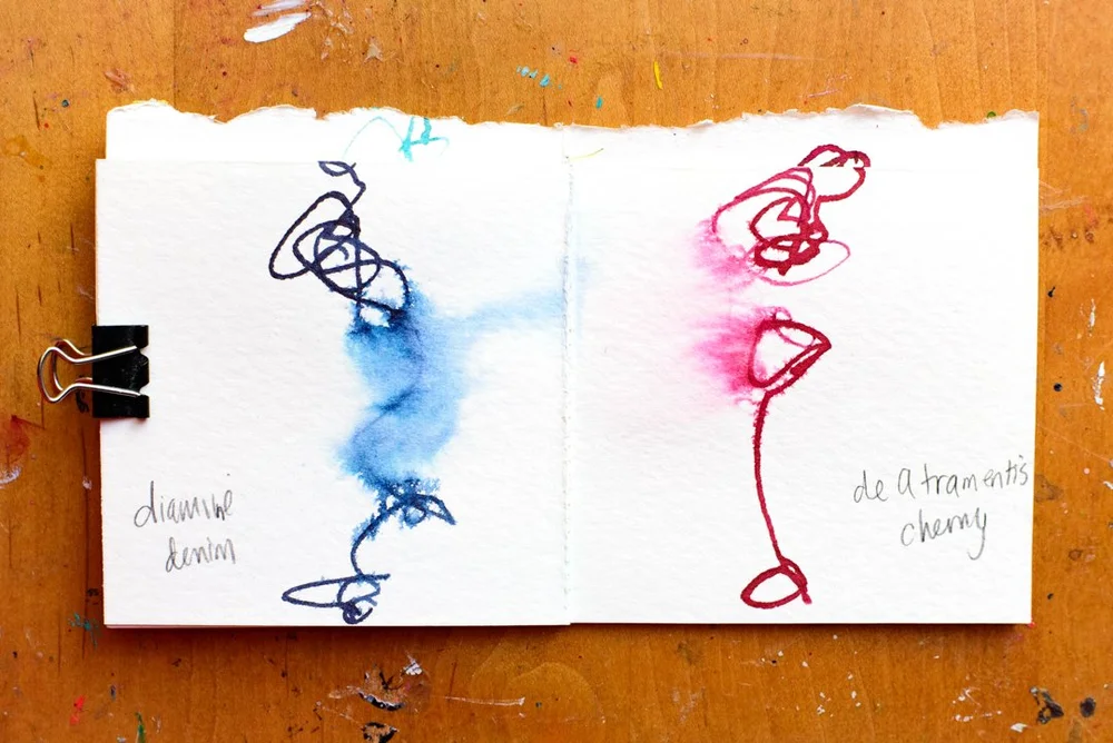 12 delightful fountain pen inks for mark-making