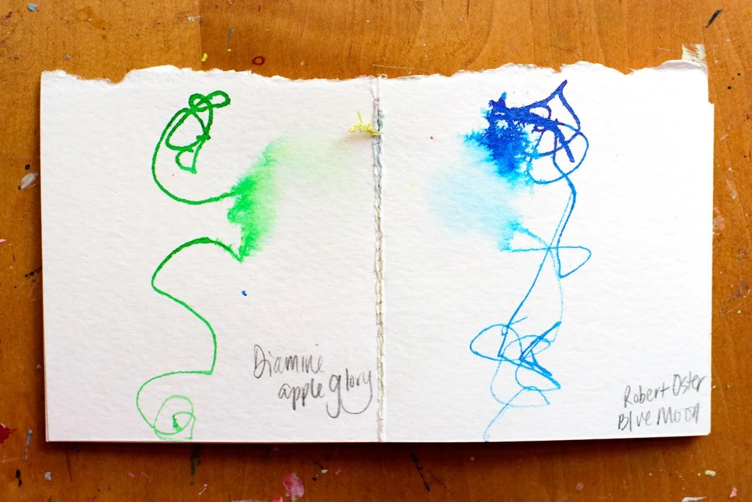 12 delightful fountain pen inks for mark-making