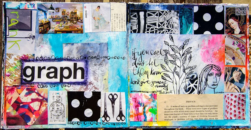Art Look-Back: Art Journaling 2015-2017 Era