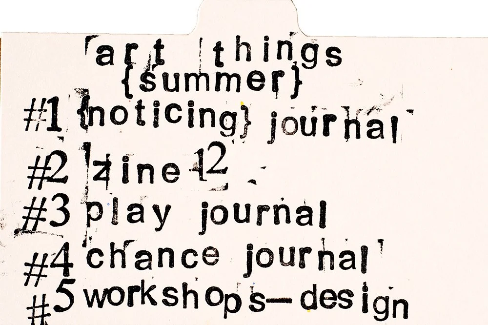 The joy of writing lists