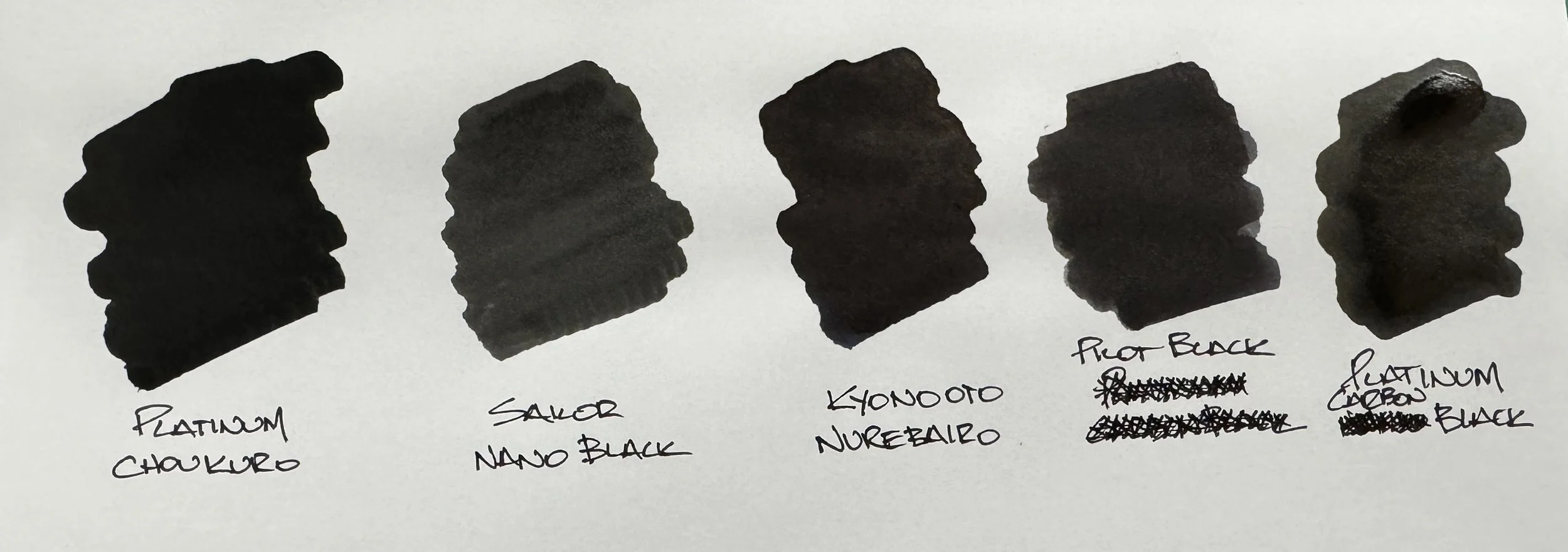 Platinum Chou Kuro Black Ink Review The Pen Addict
