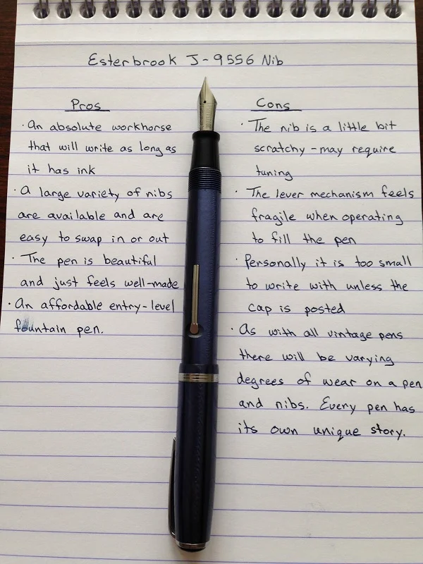 Esterbrook J Fountain Pen Review — The Pen Addict