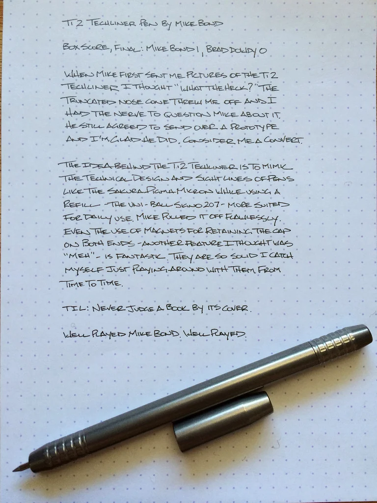 Ti2 TechLiner Pen Review — The Pen Addict