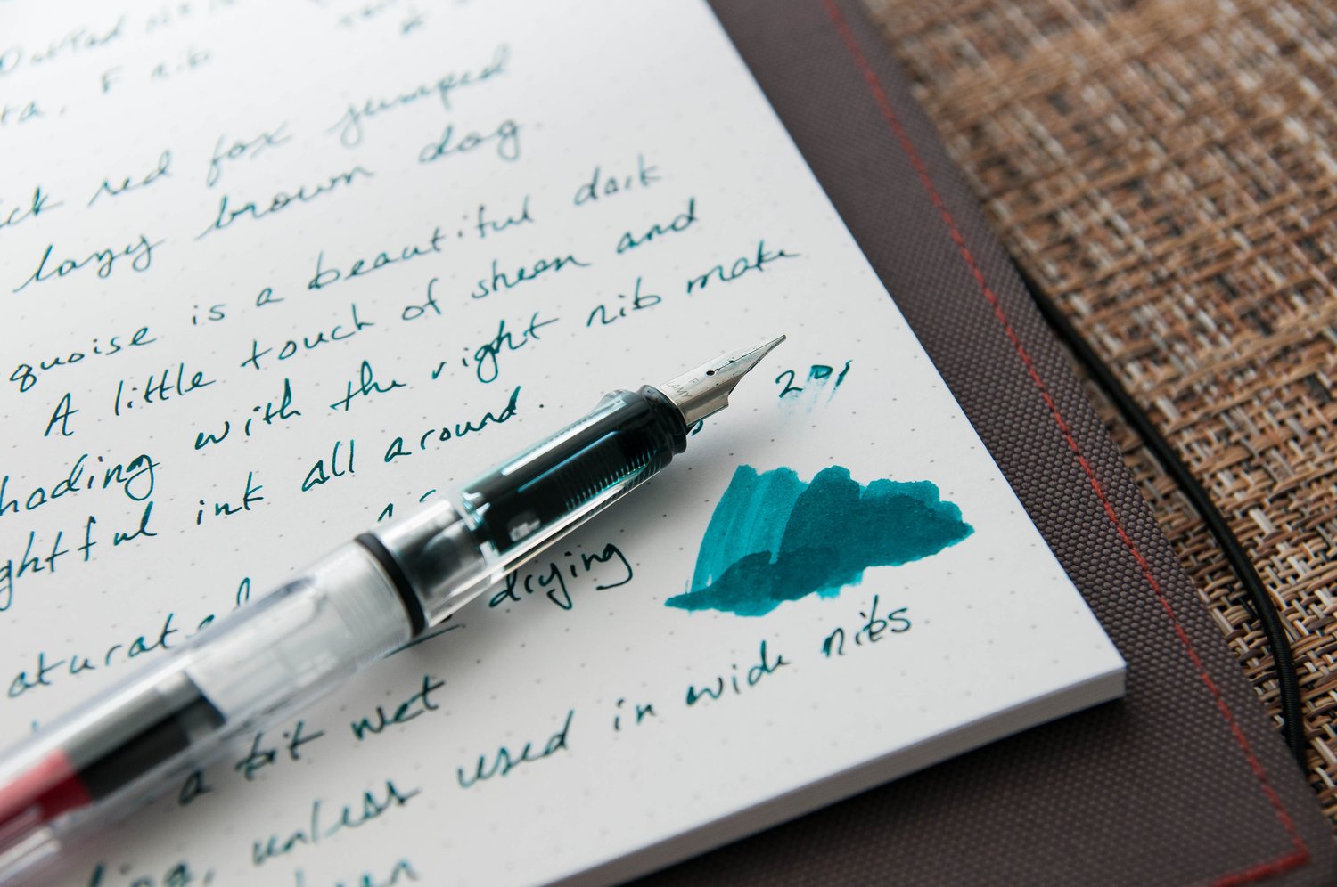 Noodler's Turquoise Ink Review — The Pen Addict