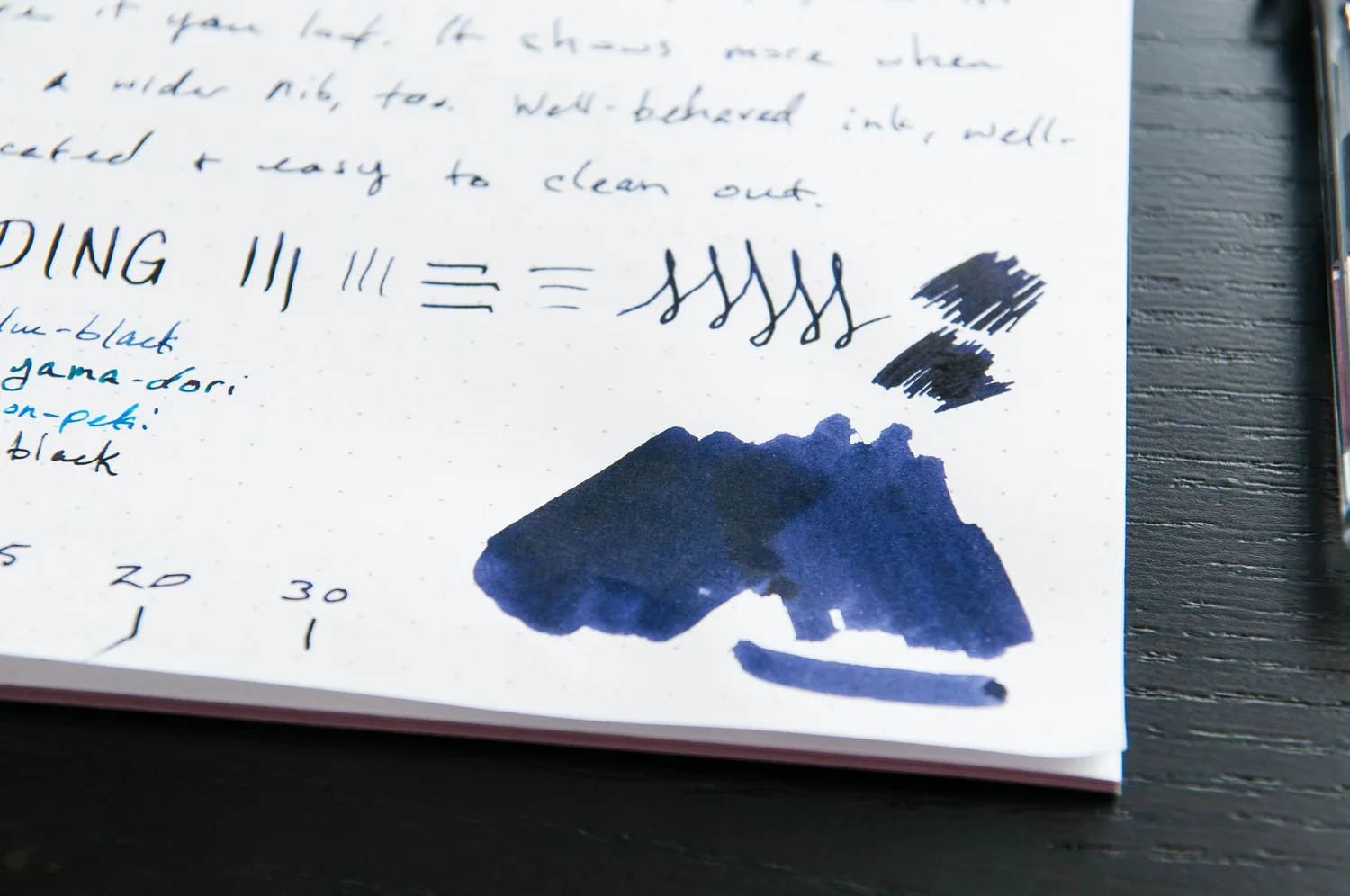 Private Reserve Ebony Purple Ink Review — The Pen Addict