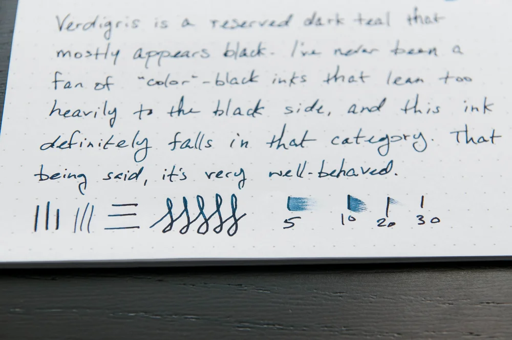 Rohrer & Klingner Verdigris Ink Review — The Pen Addict