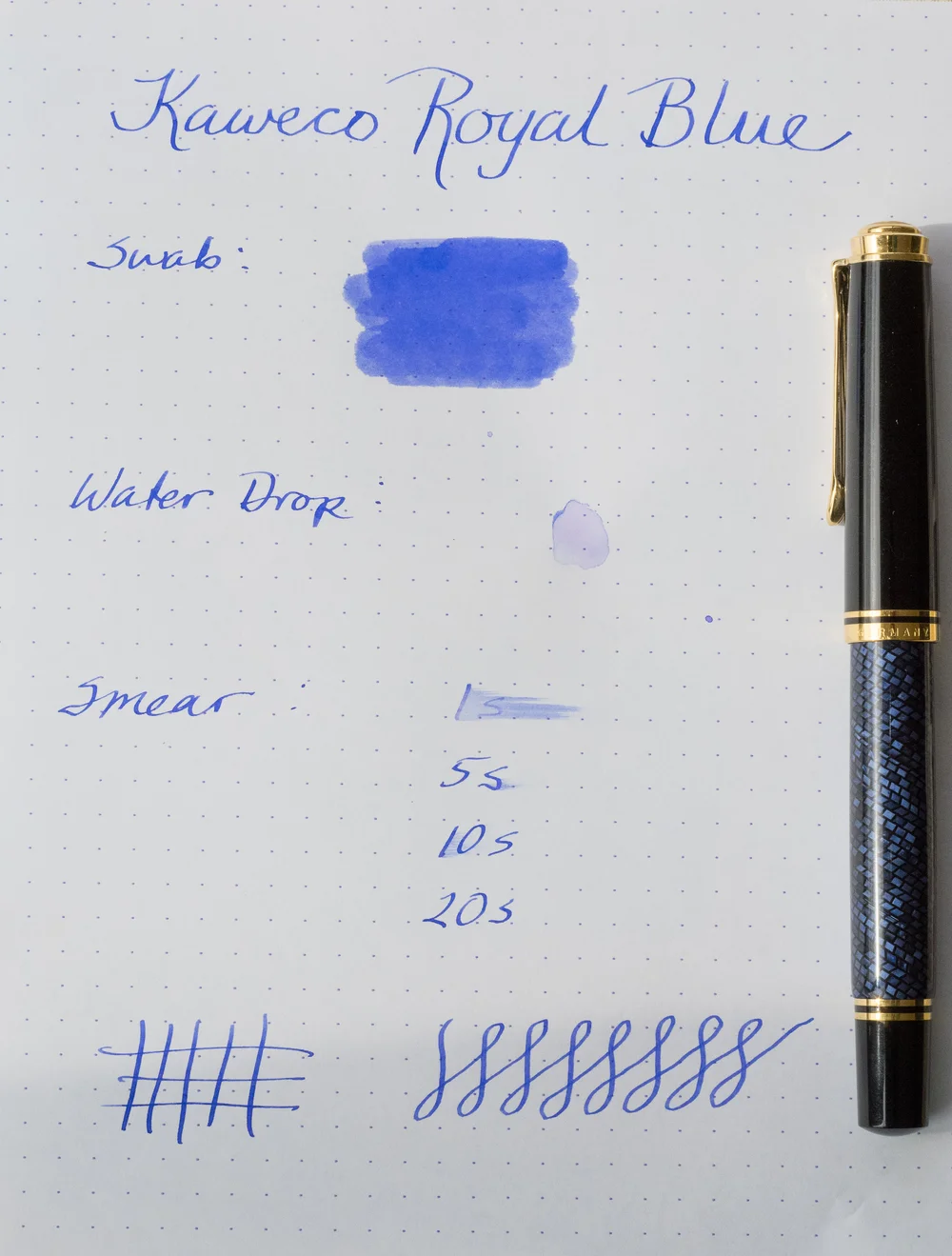 Kaweco Royal Blue Fountain Pen Ink: A Review — The Pen Addict