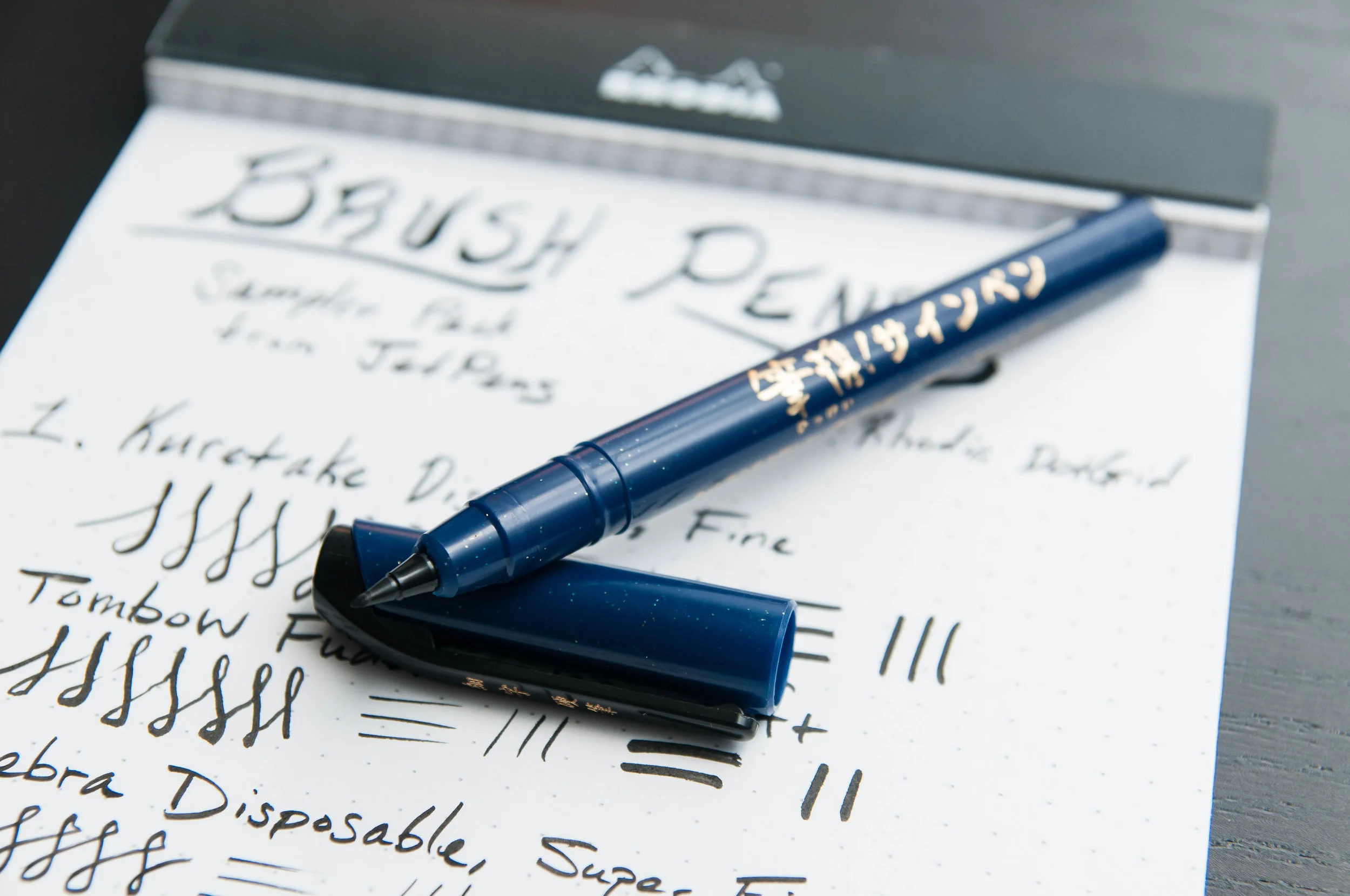 An Introduction To The Brush Pen Sampler — The Pen Addict
