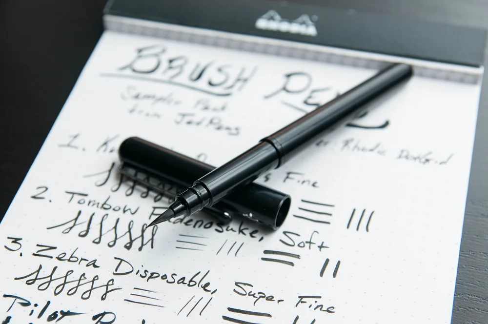 An Introduction To The Brush Pen Sampler — The Pen Addict