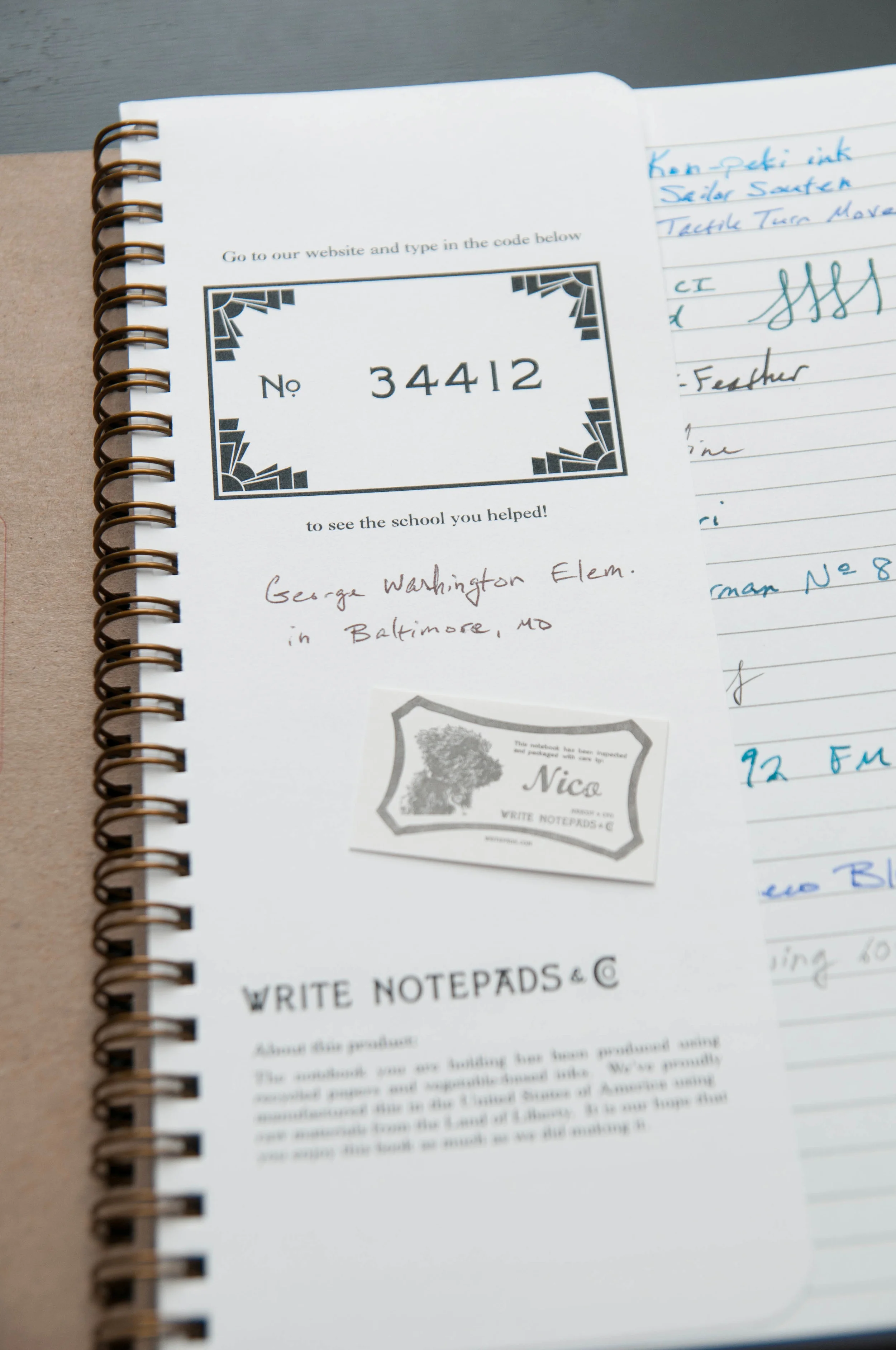 Write Notepads Traditional Brass-Ruled Notebook Review — The Pen Addict