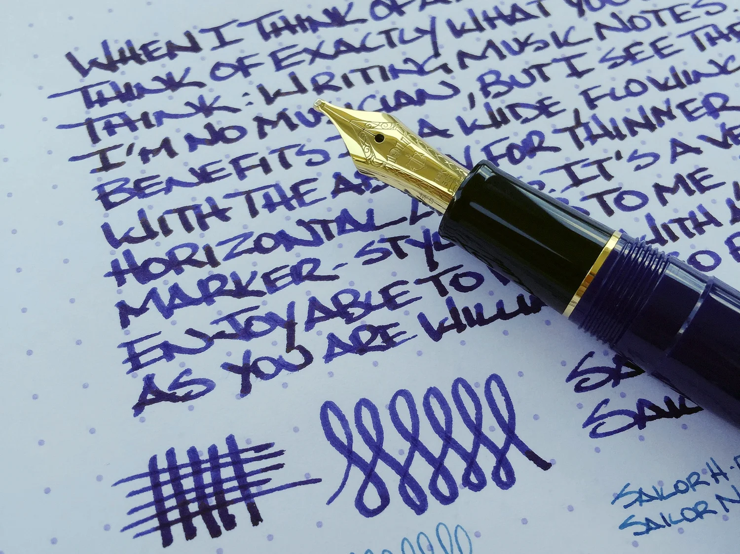 Sailor 1911 Standard Music Nib Review — The Pen Addict