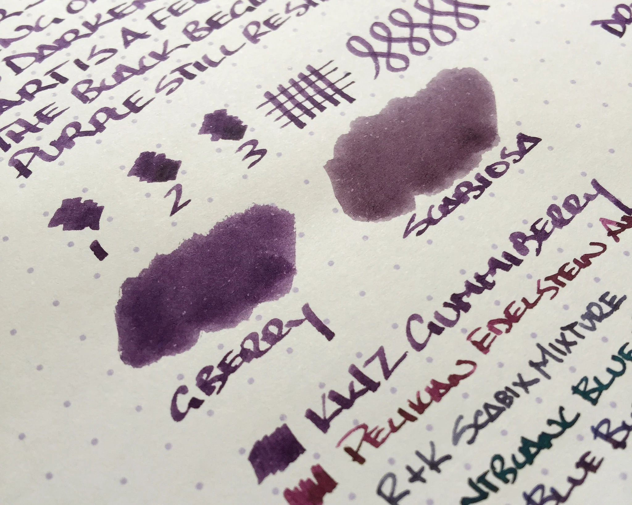 KWZ Gummiberry Iron Gall Ink Review — The Pen Addict