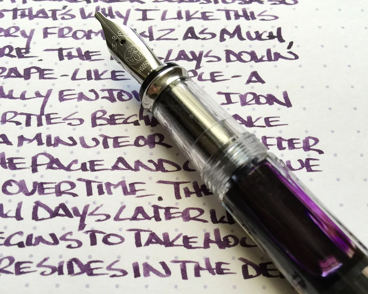 KWZ Gummiberry Iron Gall Ink Review — The Pen Addict