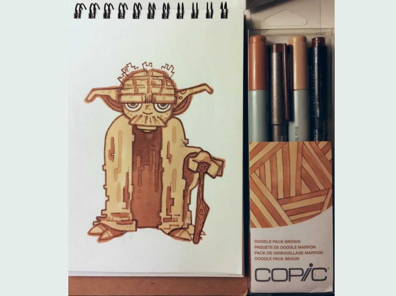 Copic Doodle Pack Brown Ink Review — The Pen Addict