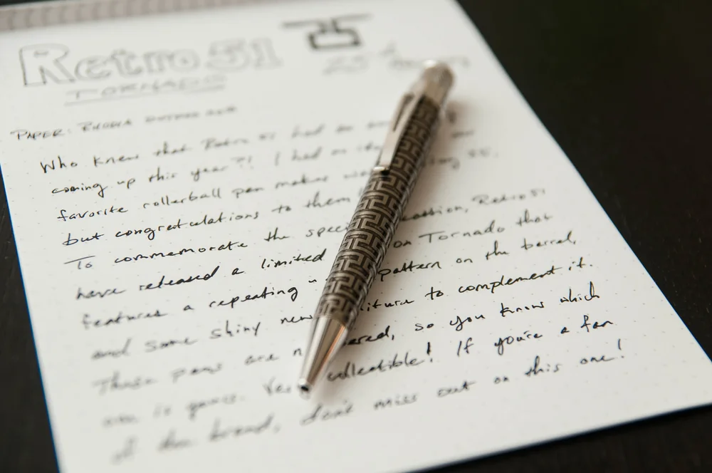 Retro 51 Tornado - 25th Anniversary Limited Edition Review — The Pen Addict