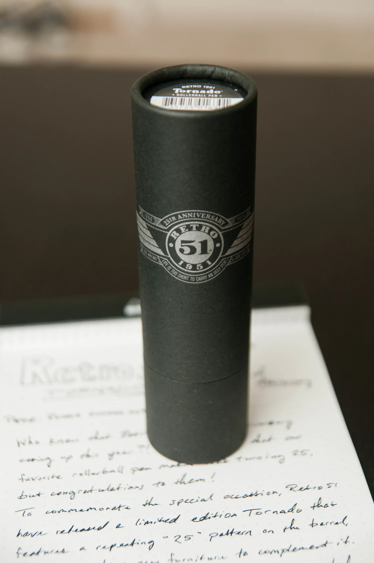 Retro 51 Tornado - 25th Anniversary Limited Edition Review — The Pen Addict