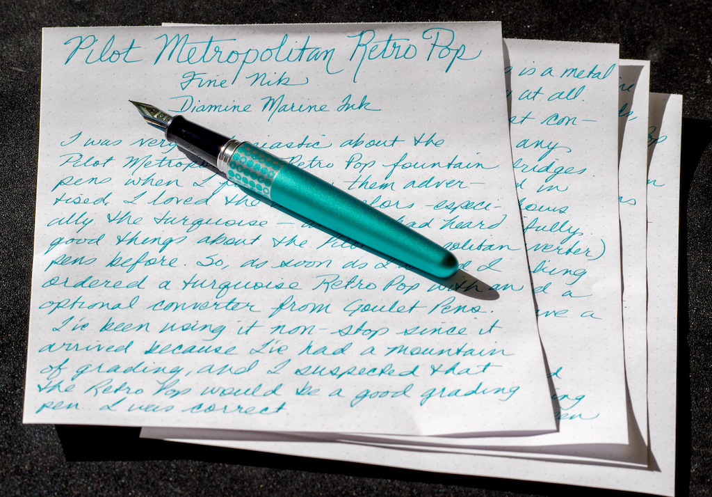 The Pilot Metropolitan Retro Pop: A Review — The Pen Addict