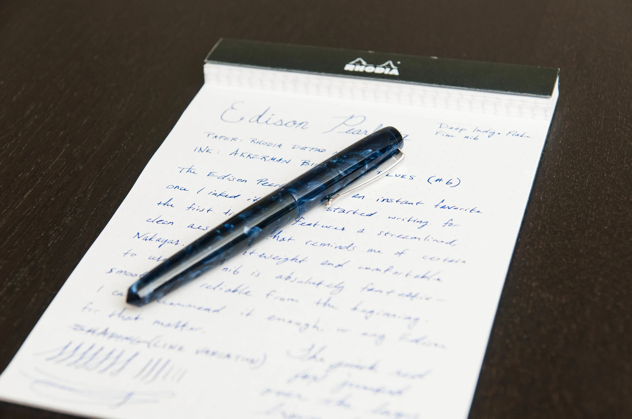 Edison Pearlette Fountain Pen Review — The Pen Addict