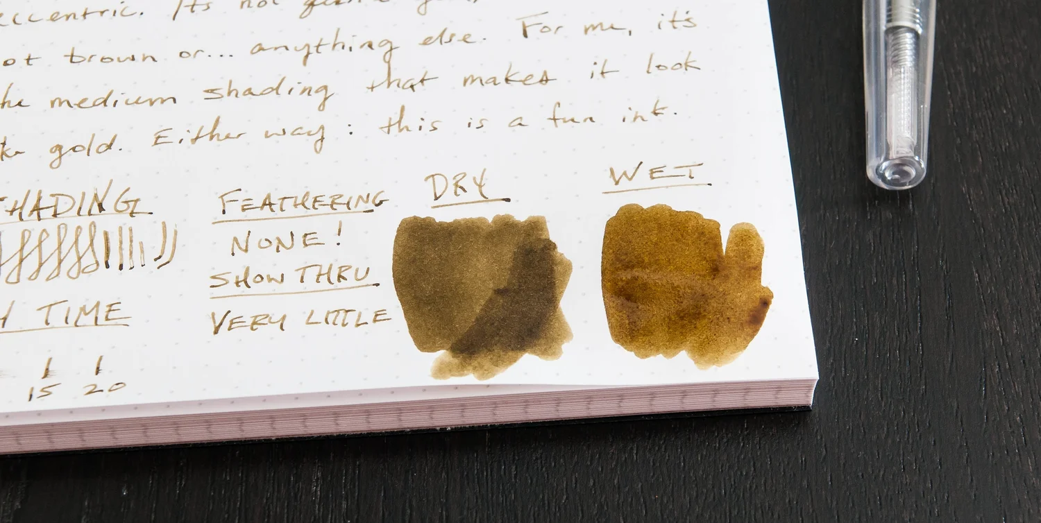 KWZ Iron Gall Gold Ink Review — The Pen Addict