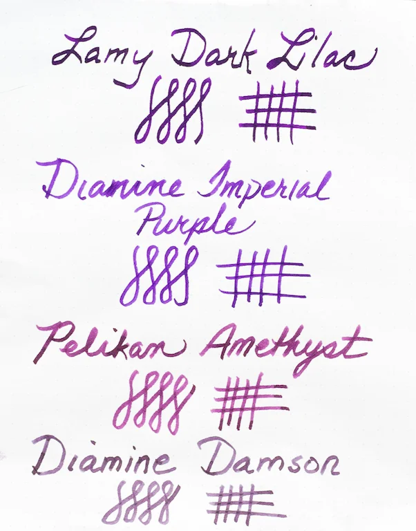 Lamy Dark Lilac Fountain Pen Ink: A Review — The Pen Addict