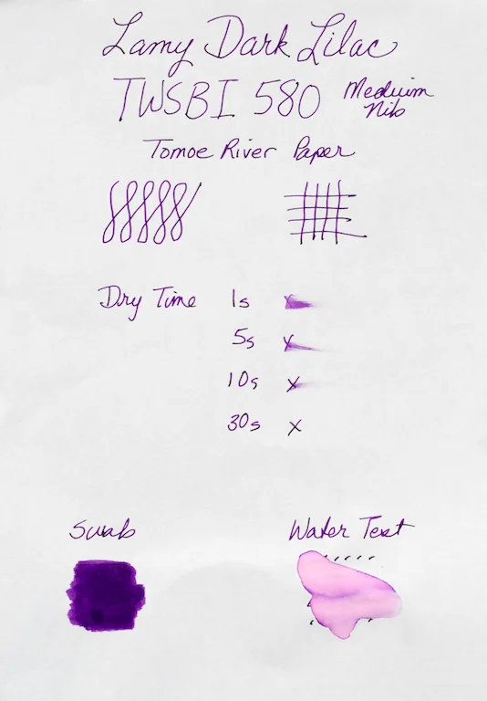 Lamy Dark Lilac Fountain Pen Ink: A Review — The Pen Addict