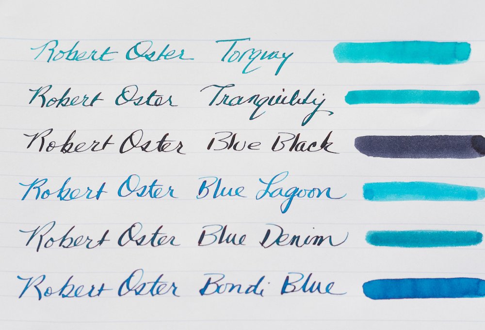 Robert Oster Signature Ink Torquay: A Review — The Pen Addict