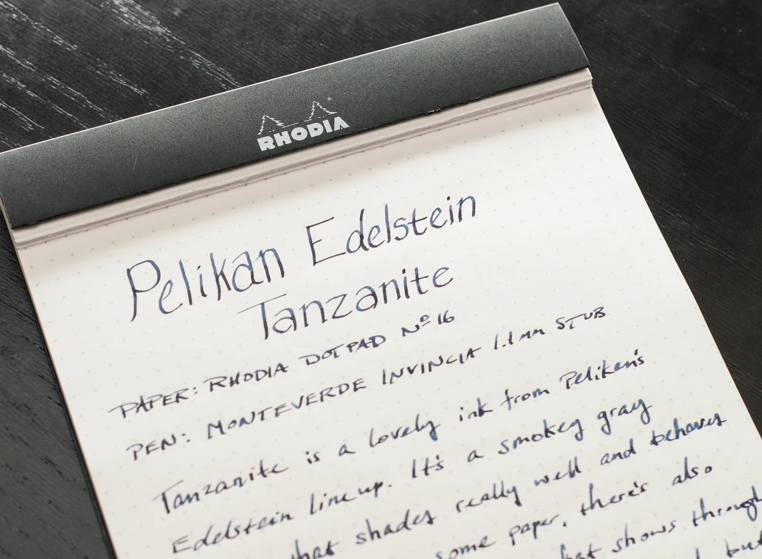 Pelikan Edelstein Tanzanite Fountain Pen Ink Review — The Pen Addict