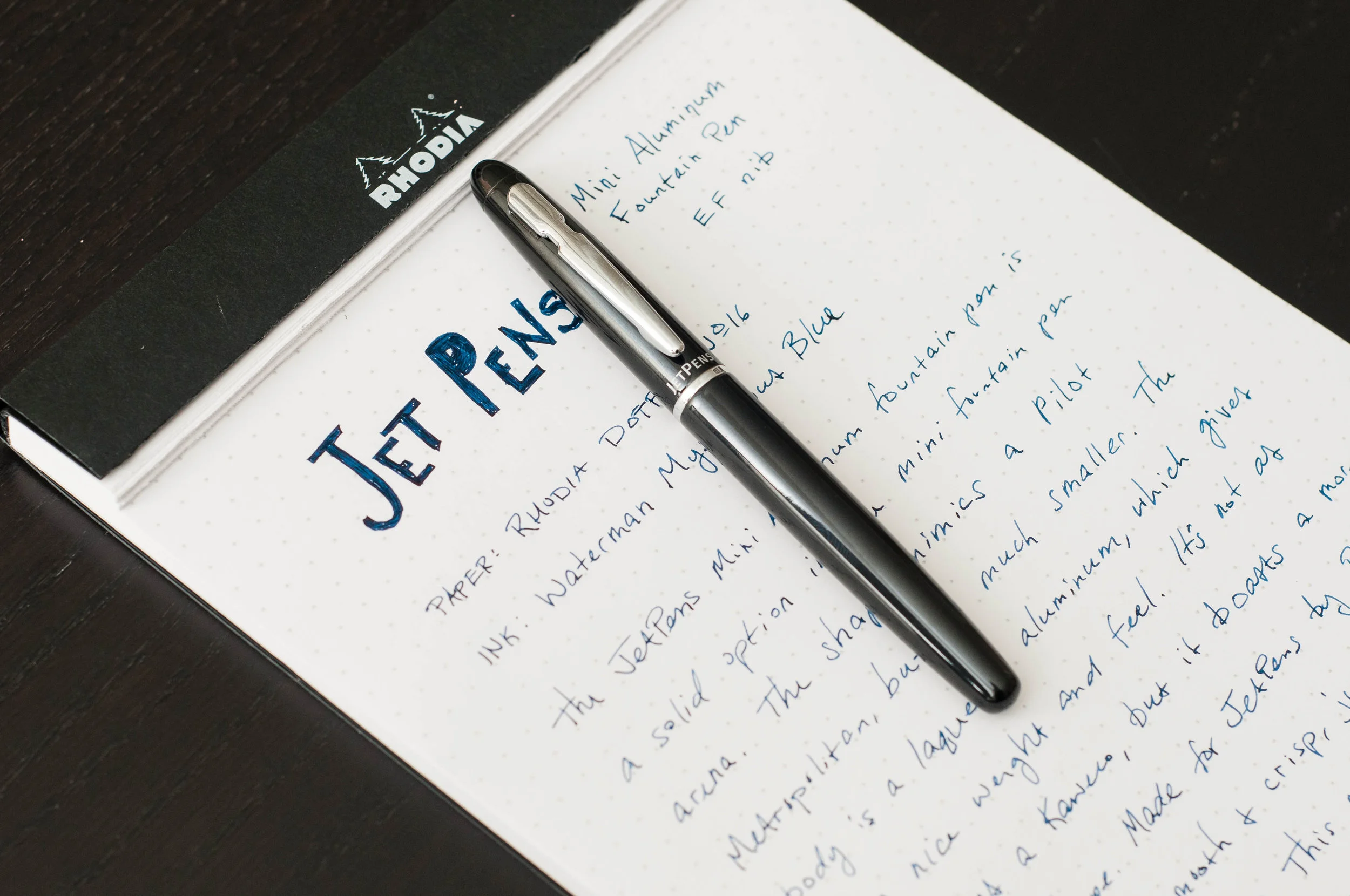 JetPens Mini Aluminum Fountain Pen Review — The Pen Addict