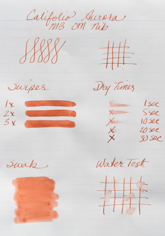 Callifolio Aurora Ink: A Review — The Pen Addict
