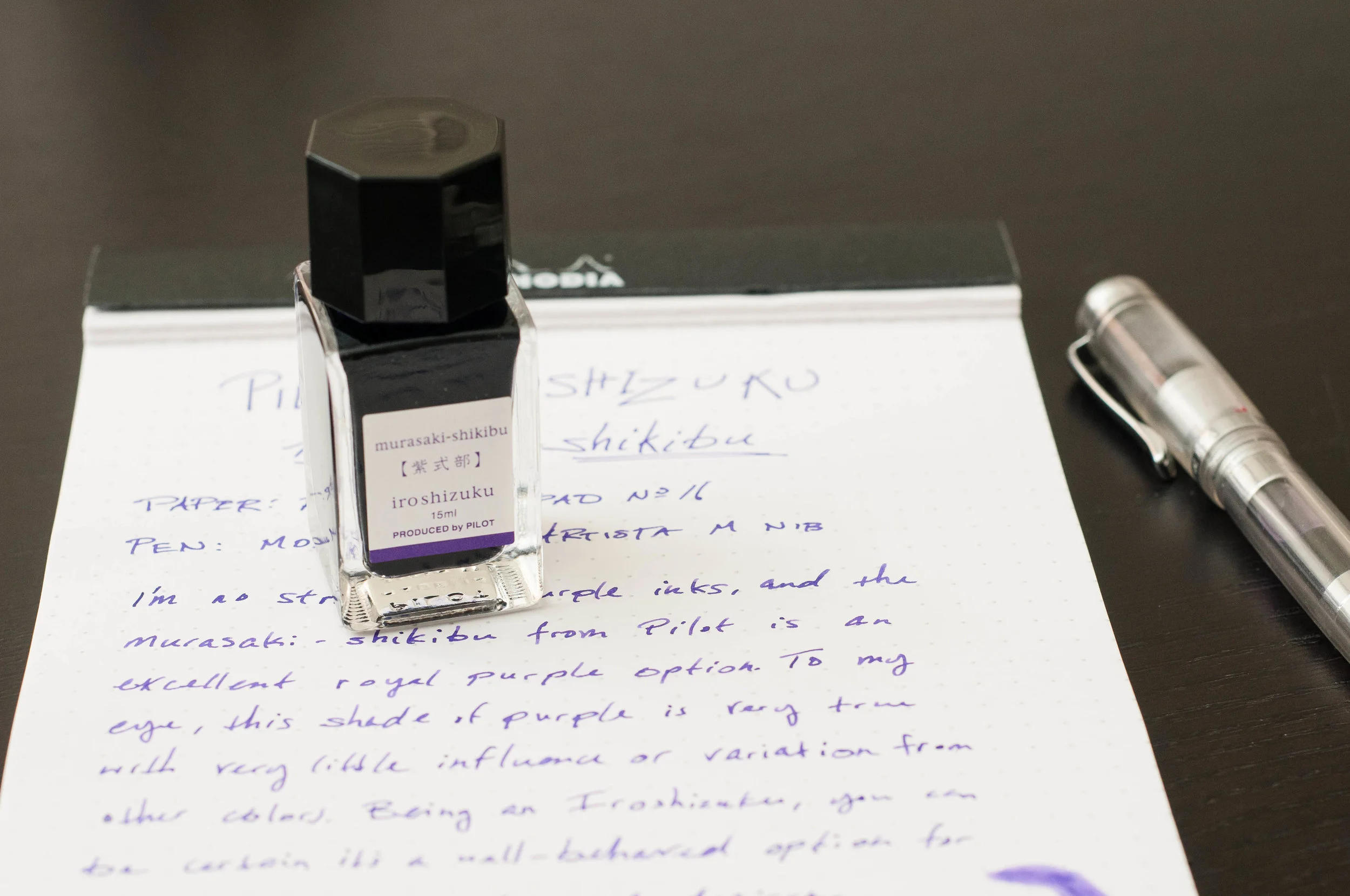 Pilot Iroshizuku Murasaki-Shikibu Ink Review — The Pen Addict