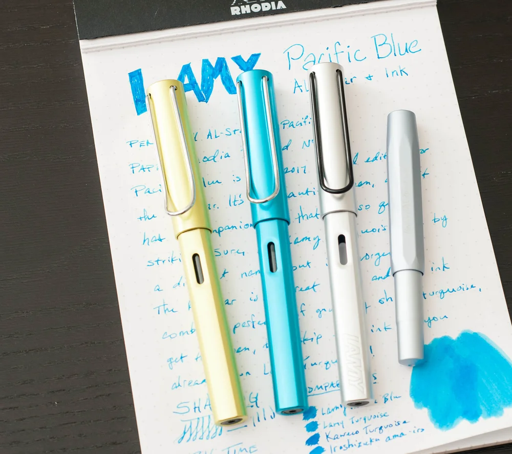 Lamy Pacific Blue Al-Star Pen And Ink Review — The Pen Addict