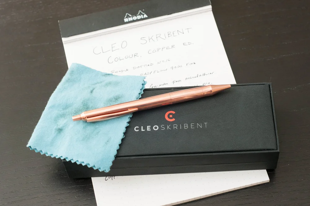 Cleo Skribent Copper Colour Ballpoint Pen Review — The Pen Addict