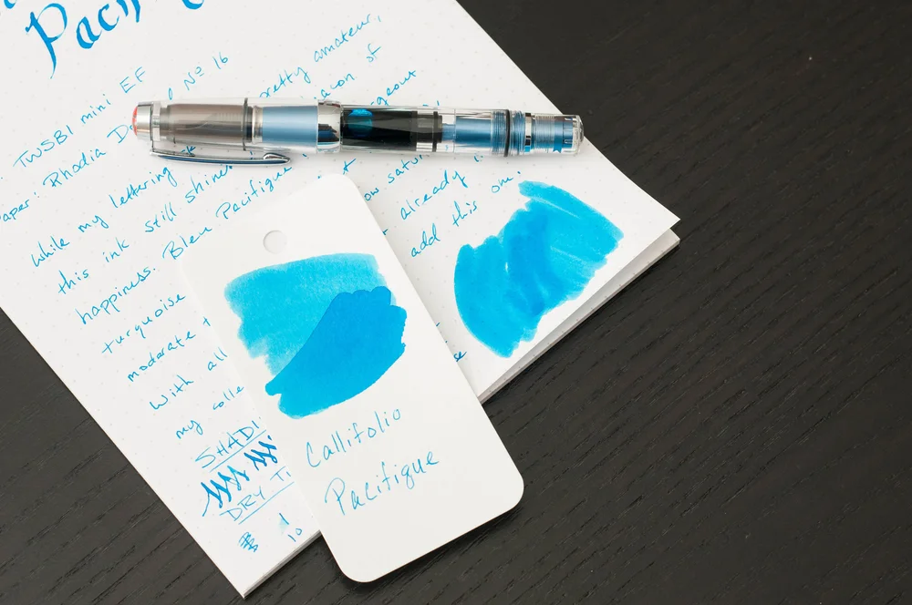 Callifolio Bleu Pacifique Ink Review — The Pen Addict